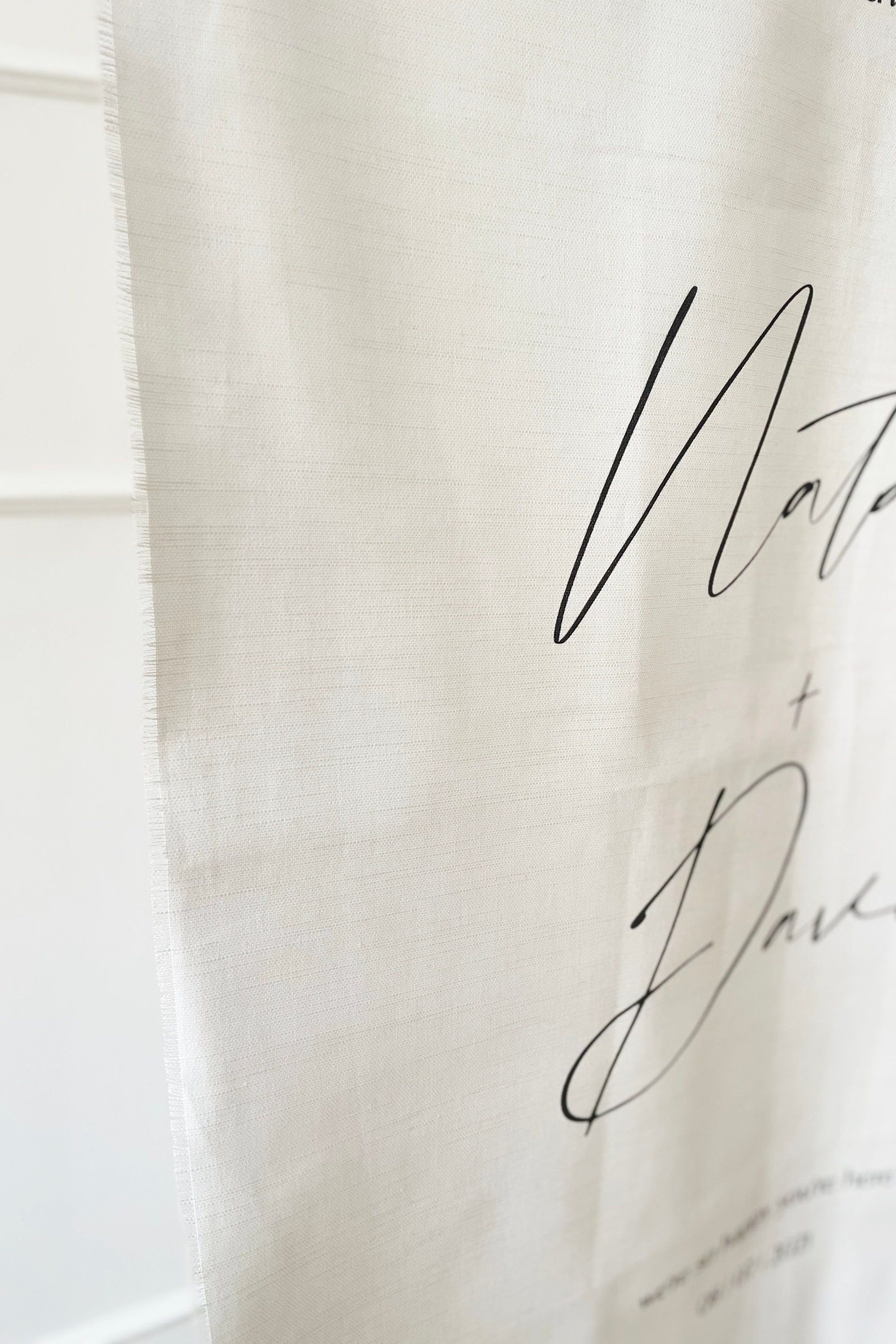 Linen Welcome Sign - Etsy