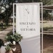 Linen Welcome Sign - Etsy