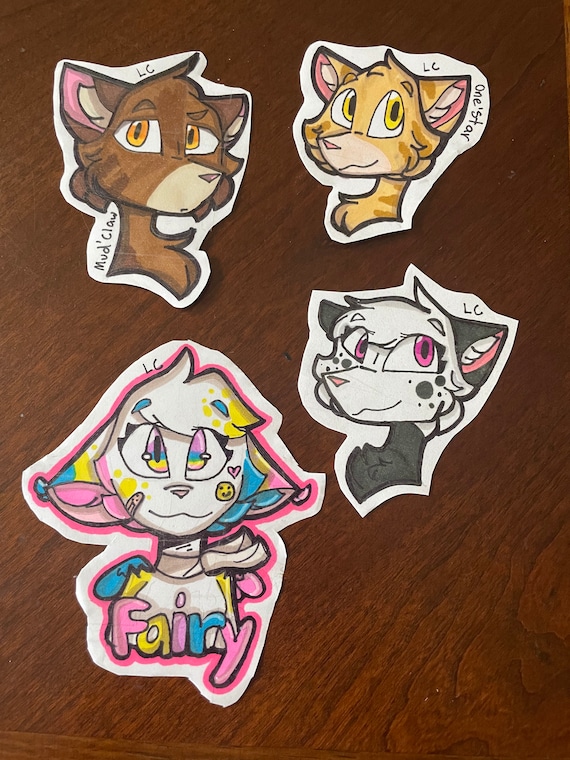 Custom Character Stickers | Etsy