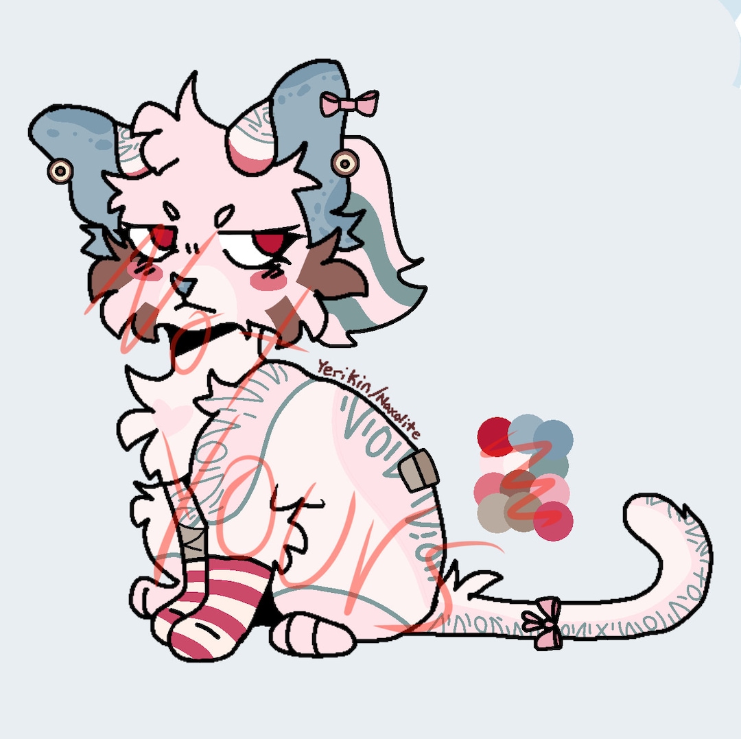 Cat Fursona Adoptable 3 - Etsy