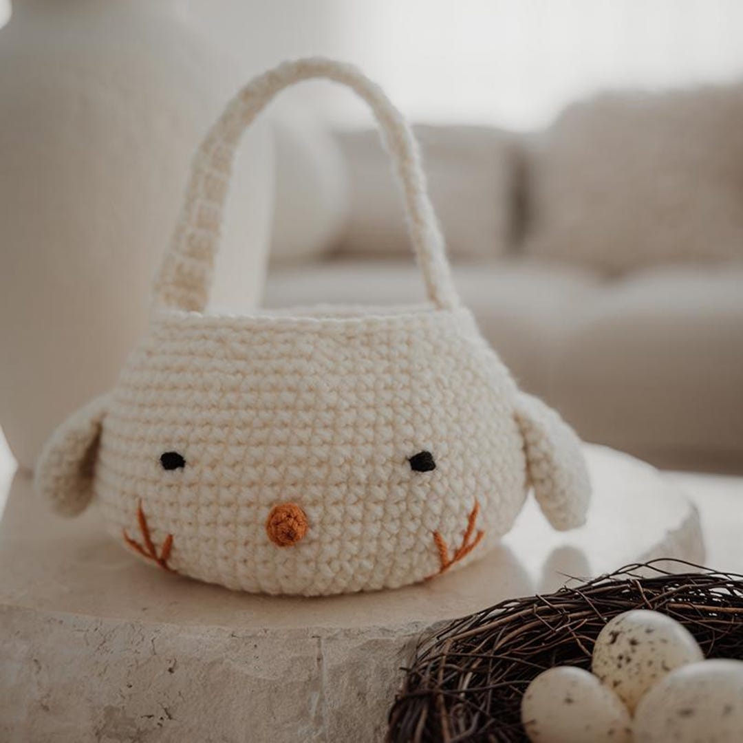 CROCHET PATTERN - Easter Chicken Basket Crochet Pattern – Cute Diy ...