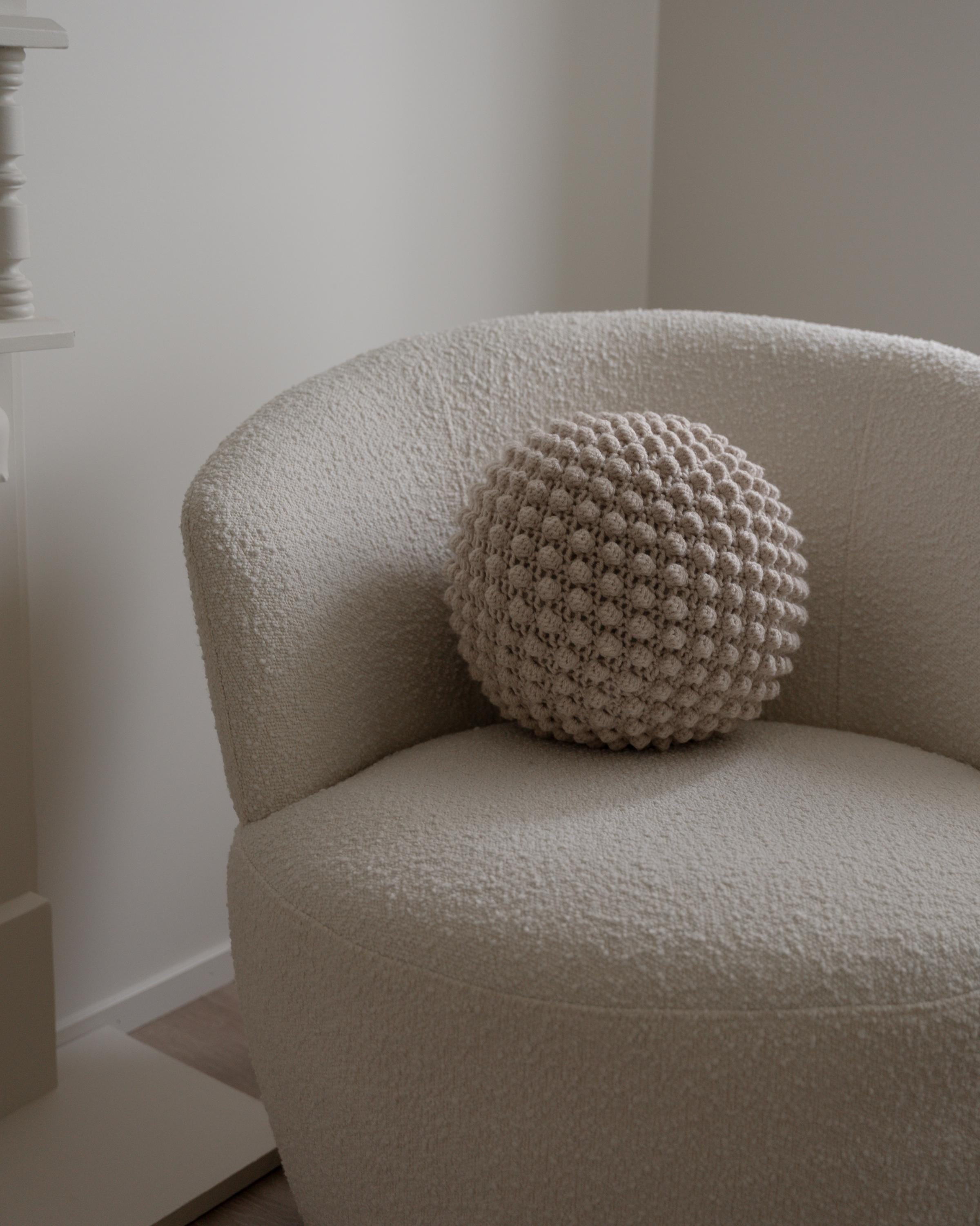 CROCHET PATTERN - Bobble Ball Crochet Cushion Pattern - PDF Crochet ...