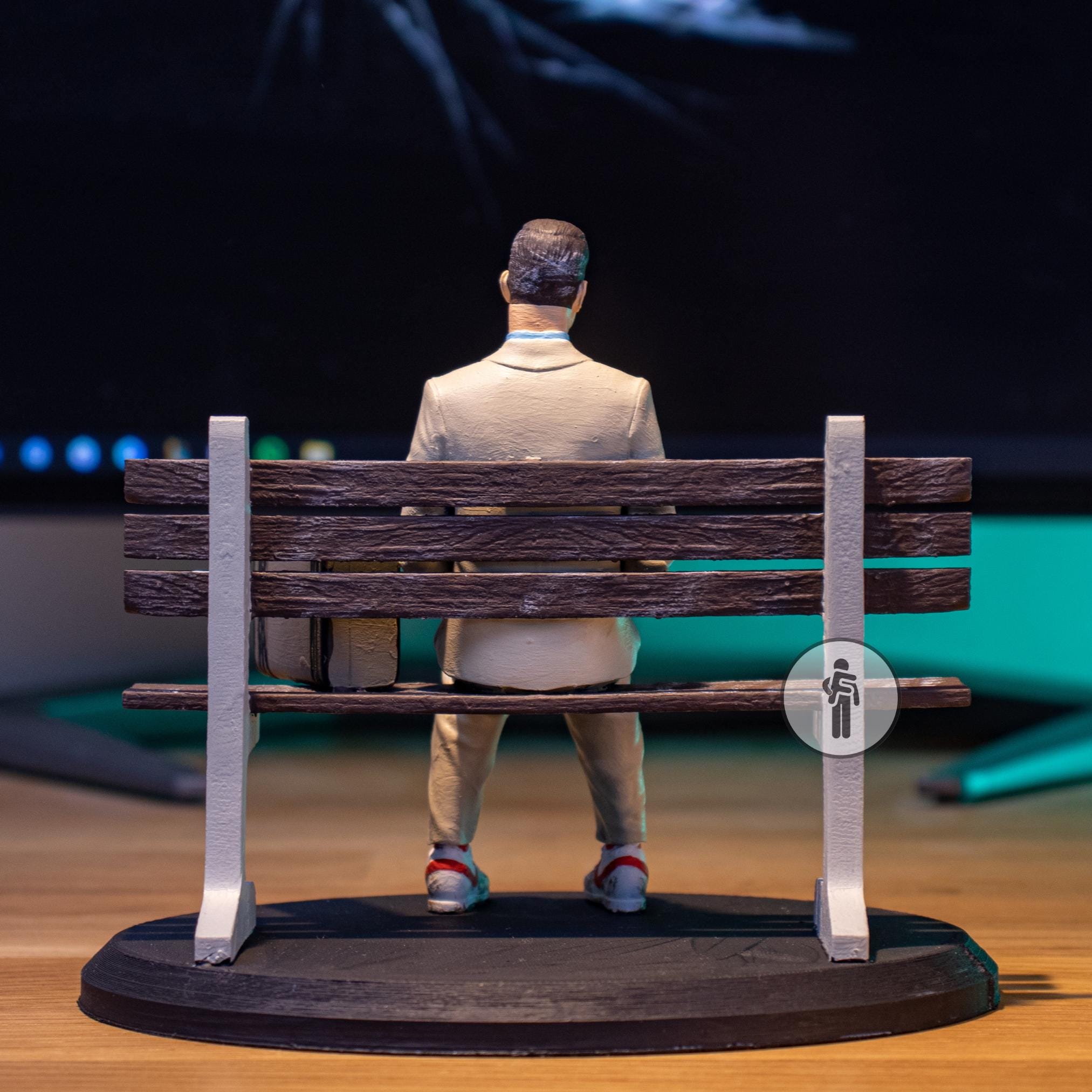 Forrest Gump Resin Statue: Handmade Collectible Figure (4.6'') - Etsy