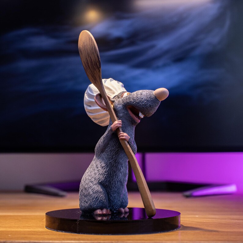 Ratatouille Remy Resin Statue , Hand-painted Collectible Figure (5.9 ...
