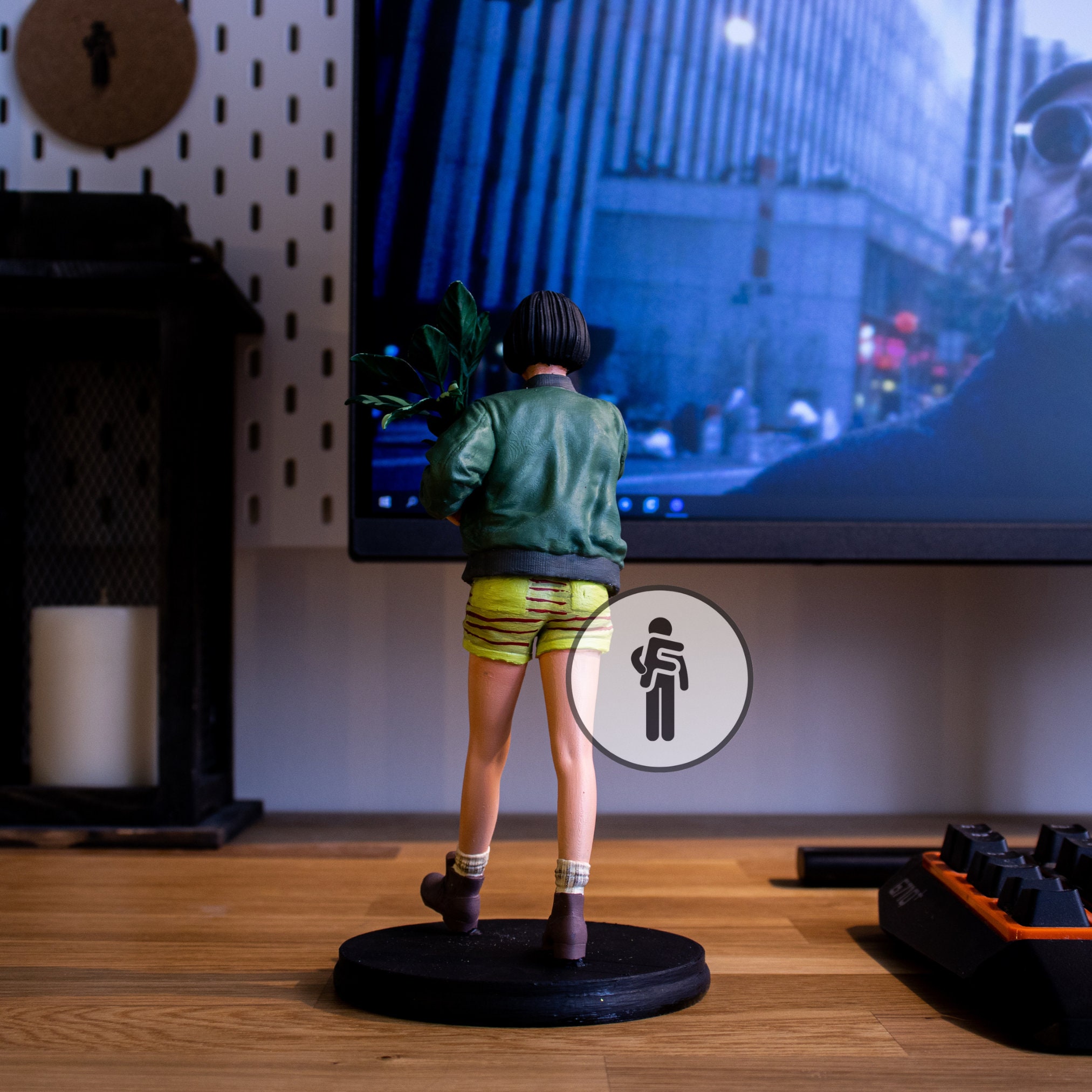 Leon : the Professional Mathilda, Handmade Painting, Gift for Him ...