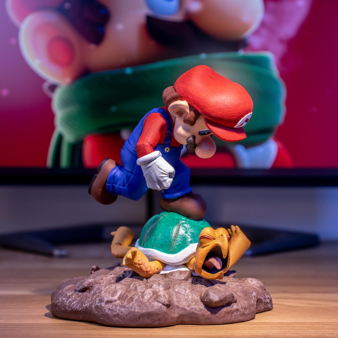 Super Mario Resin Statue: 3D Printed, Handmade Painting, Collectible ...