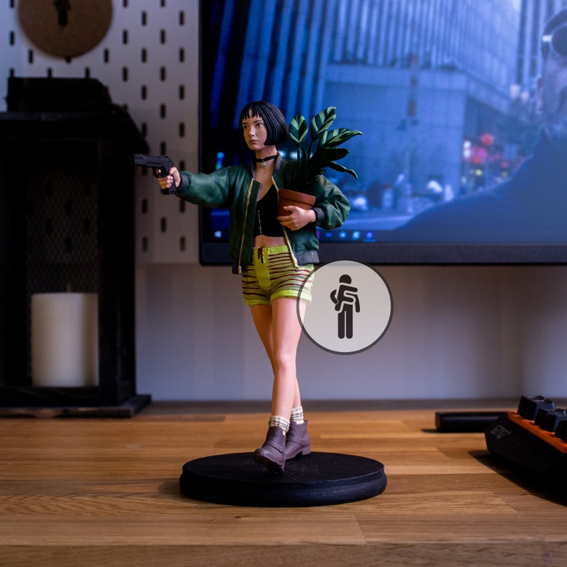 Leon : the Professional Mathilda, Handmade Painting, Gift for Him ...