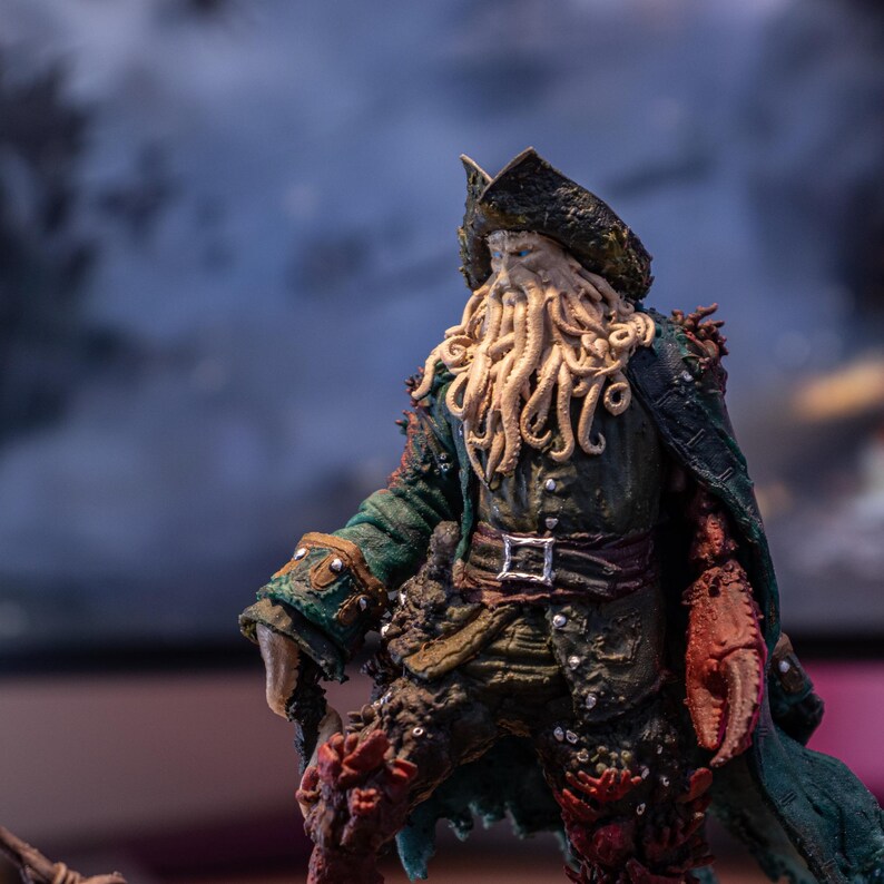 Davy Jones Resin Statue: Pirates of the Caribbean, 3D Printed, Handmade ...
