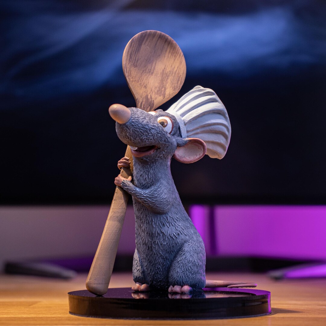 Ratatouille Remy Resin Statue , Hand-painted Collectible Figure (5.9 ...