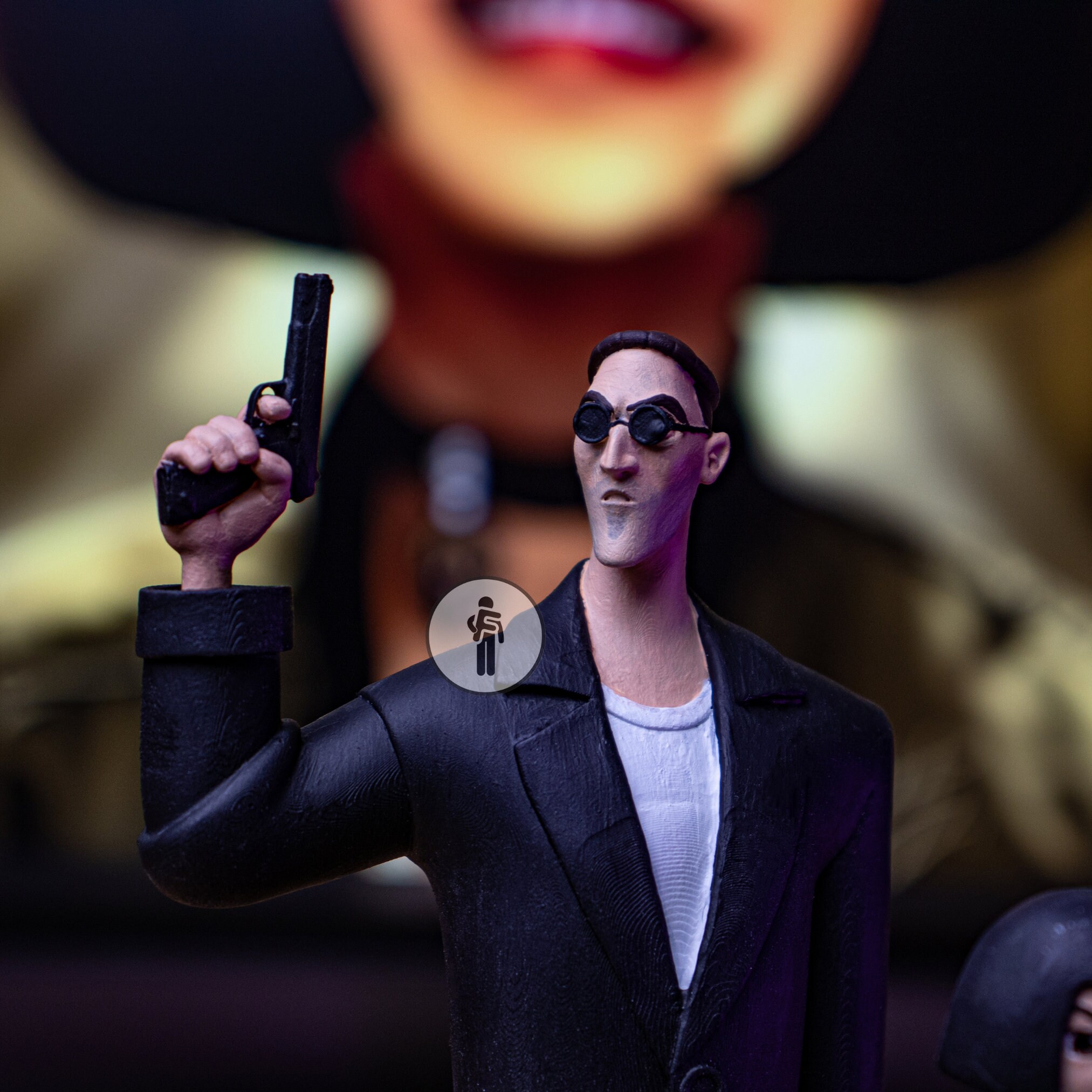 Leon & Mathilda Action Figure, 5,9'' , Cult Movies, Gift for Her ...