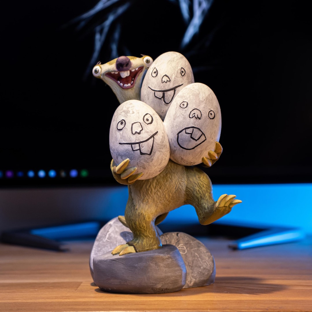 Ice Age Sid 6.9'' Resin Statue, Action Figure, Birthday and Anniversary ...