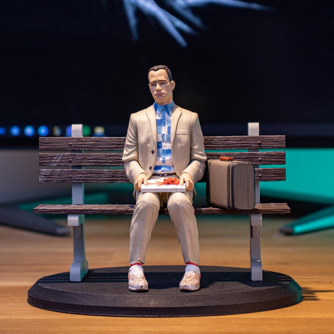 Forrest Gump Resin Statue: Handmade Collectible Figure (4.6'') - Etsy