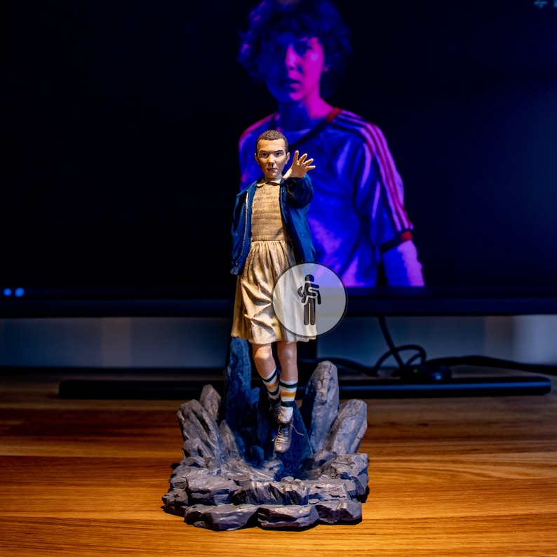 Stranger Things Eleven, Handmade Painting, Gift for Him, Collectible ...