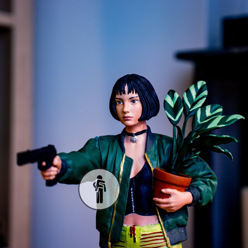 Leon : the Professional Mathilda, Handmade Painting, Gift for Him ...