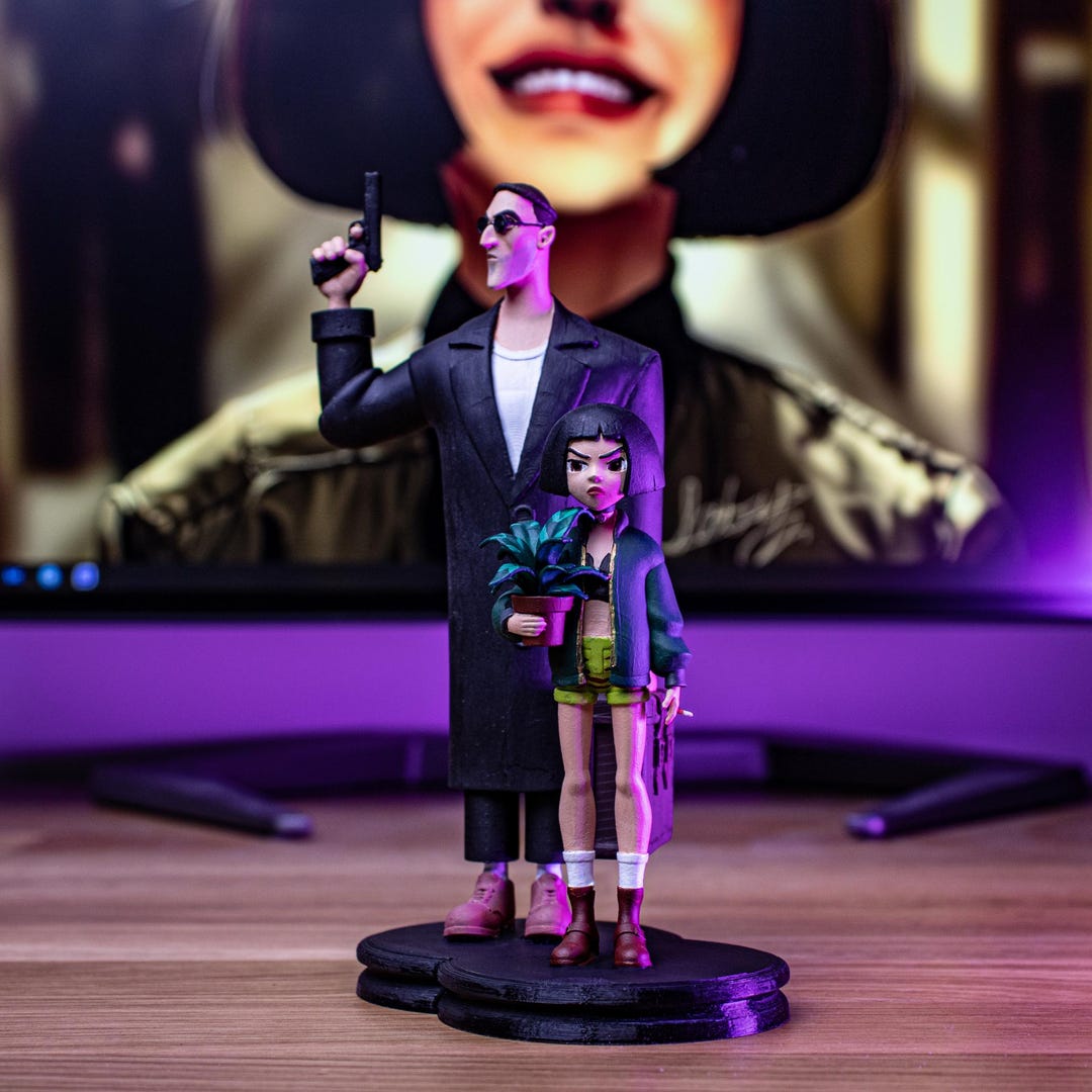 Leon & Mathilda Action Figure, 5,9'' , Cult Movies, Gift for Her ...