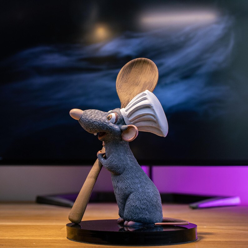Ratatouille Remy Resin Statue , Hand-painted Collectible Figure (5.9 ...
