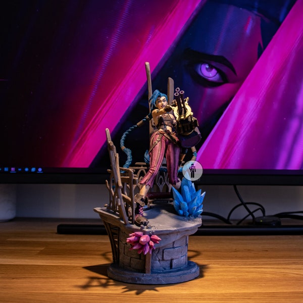 Arcane Jinx Statue - Etsy