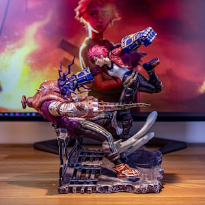 Arcane Vi Resin Statue, 3D Printed, Handmade Painting, Collectible ...