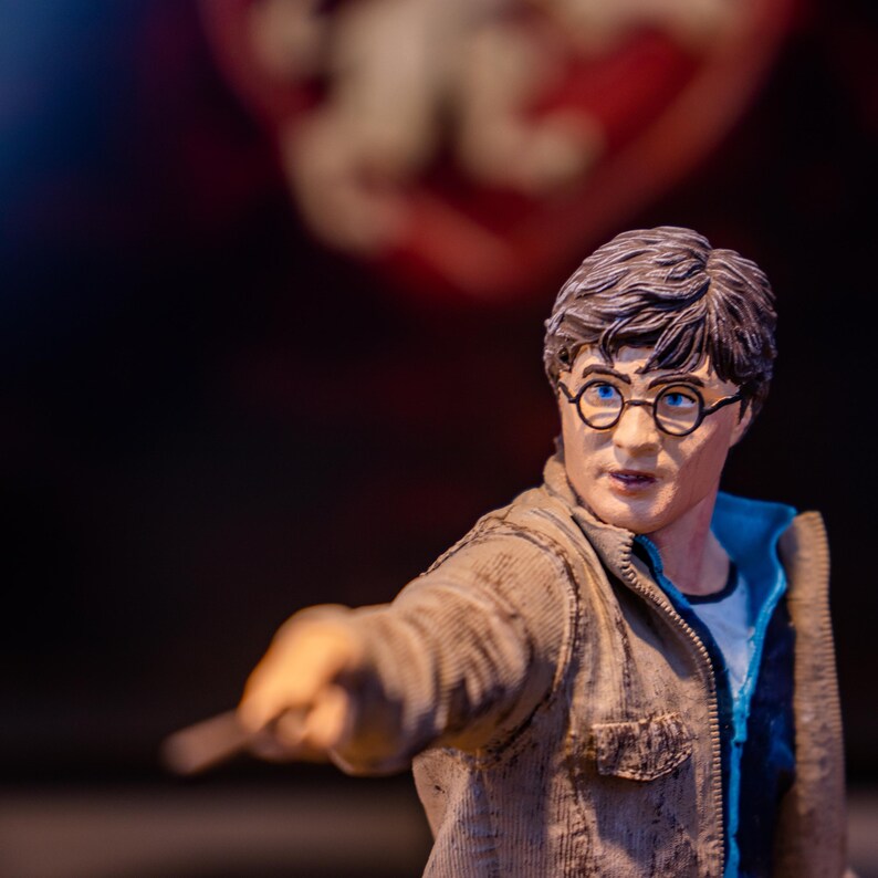 Harry Potter Resin Statue, Collectible Figure, Handmade Painting (6.96 ...
