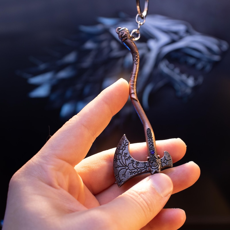 God of War Blades of Chaos Keychain - Etsy