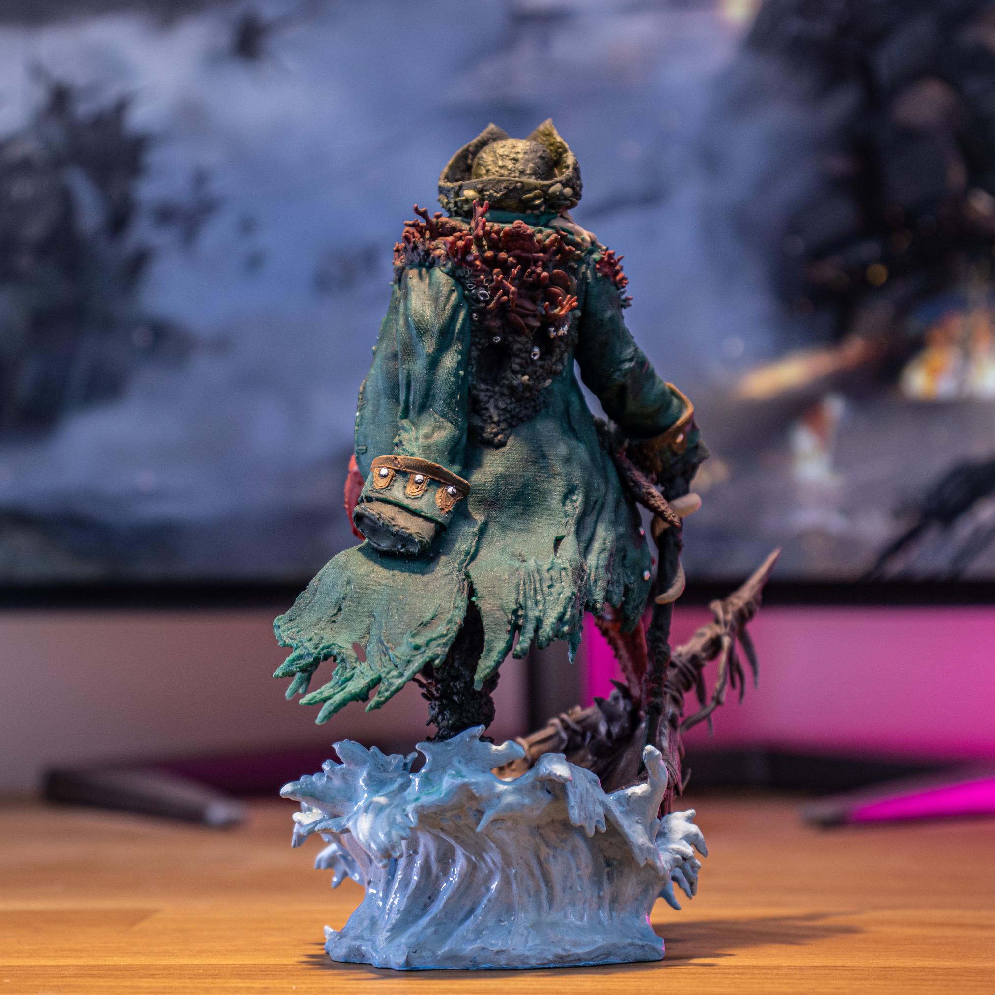 Davy Jones Resin Statue: Pirates of the Caribbean, 3D Printed, Handmade ...