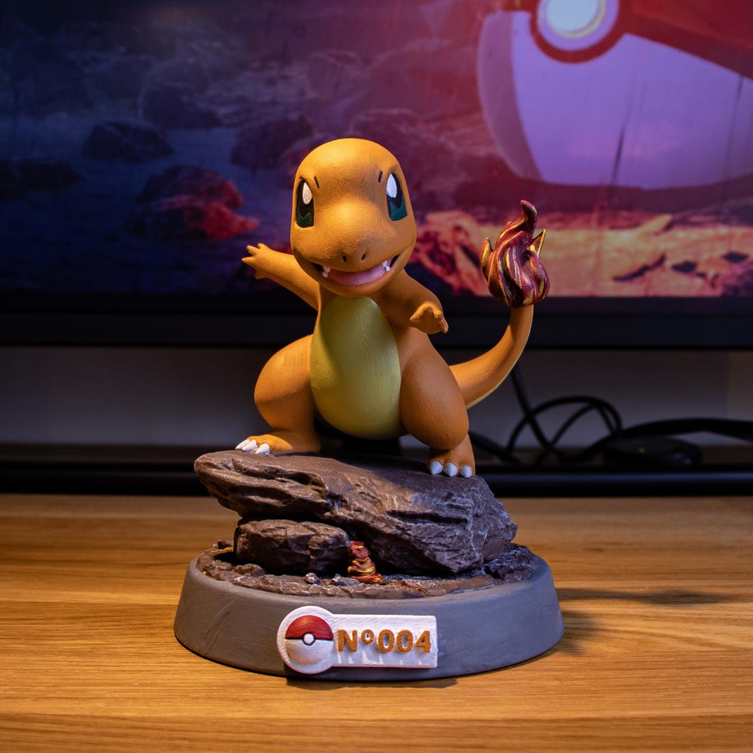 Charmander 5.2'' Resin Statue , Pokemon , Birthday Gift, Meaningful ...