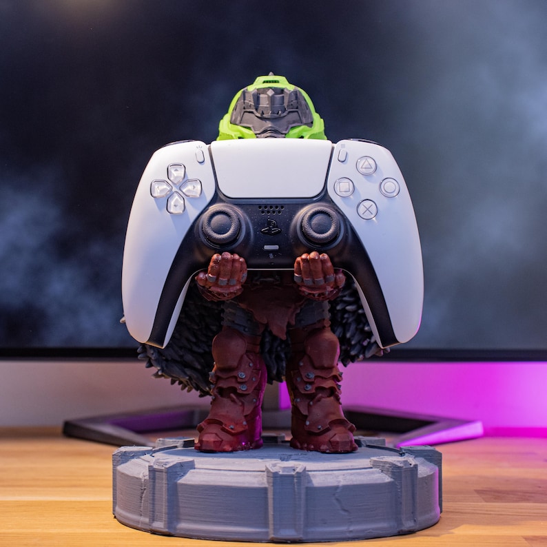 Doom PS4/5 Controller Stand: 3D Printed, Handmade Painting (9.45'') - Etsy