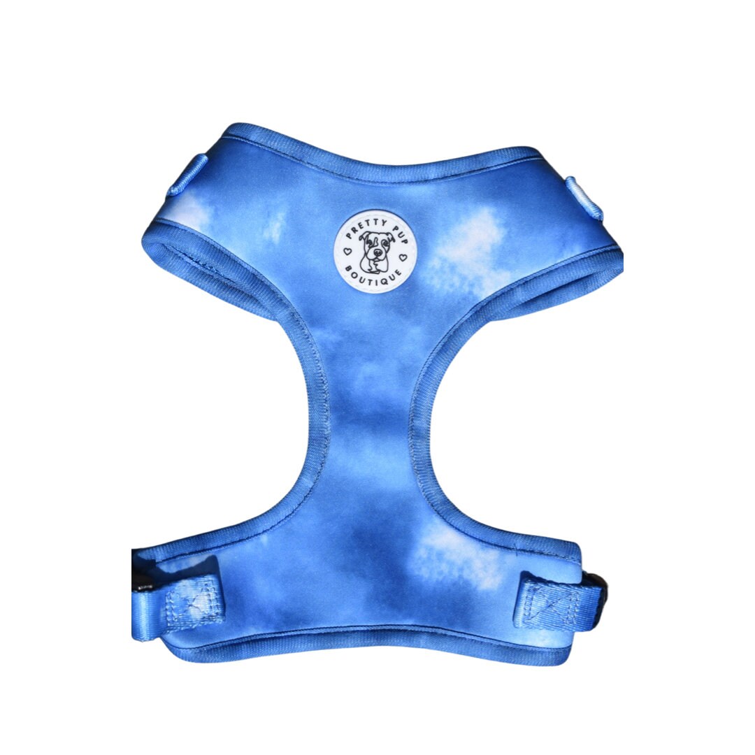 Tie-dye Blue Adjustable Harness - Etsy