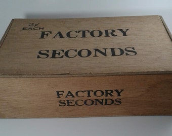 Factory Cigar Box | Etsy