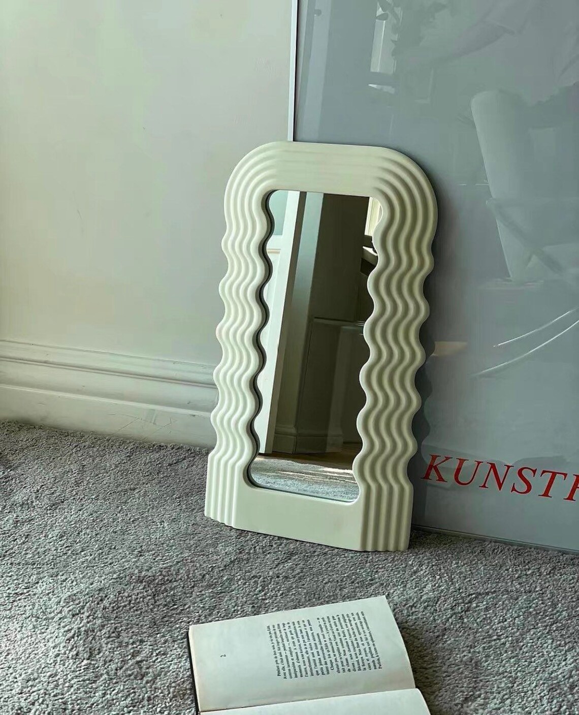 Wavy Mirror Squiggly Mirror Retro Wall Decor Retro Home - Etsy Australia