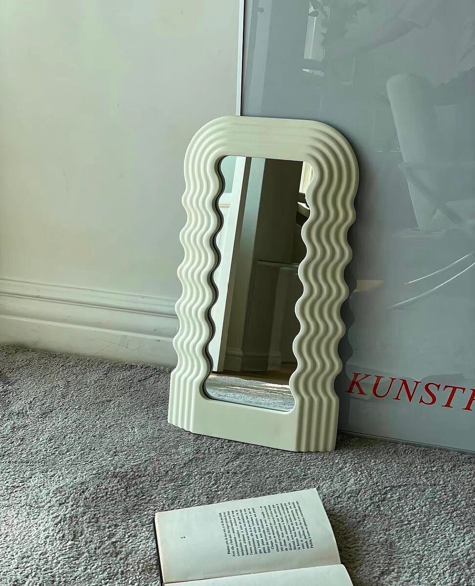 Wavy Mirror Squiggly Mirror Retro Wall Decor Retro Home - Etsy Australia