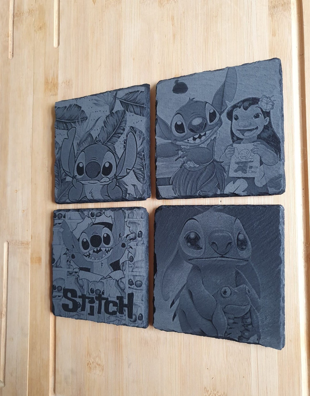 Disneys Stitch Coaster, Lilo and Stitch Decor, Personalised Slate ...