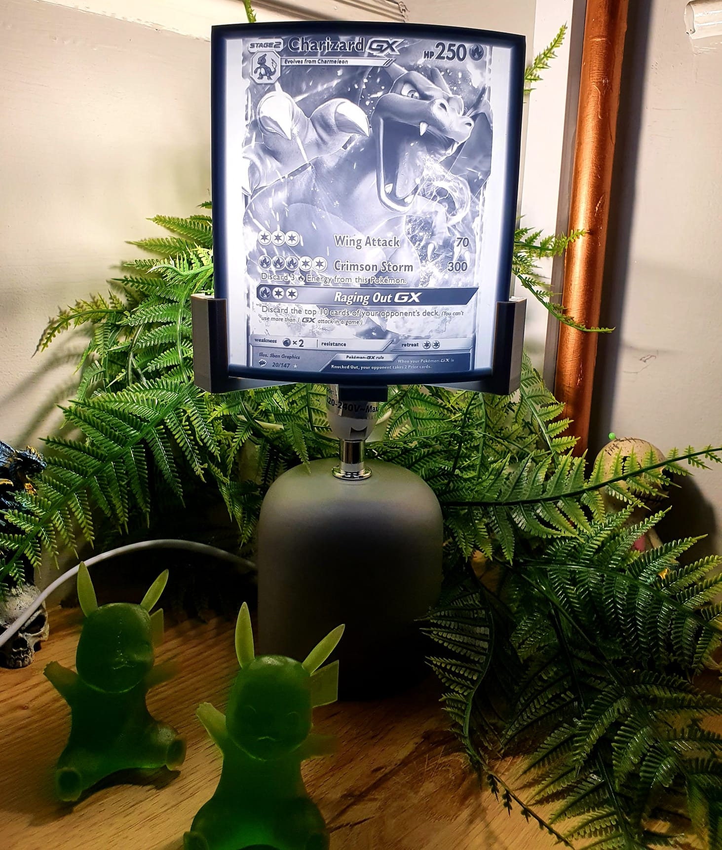 Pokemon Lamp, Pokemon Gift, Pokemon Decor, Charizard Inspired Lamp ...