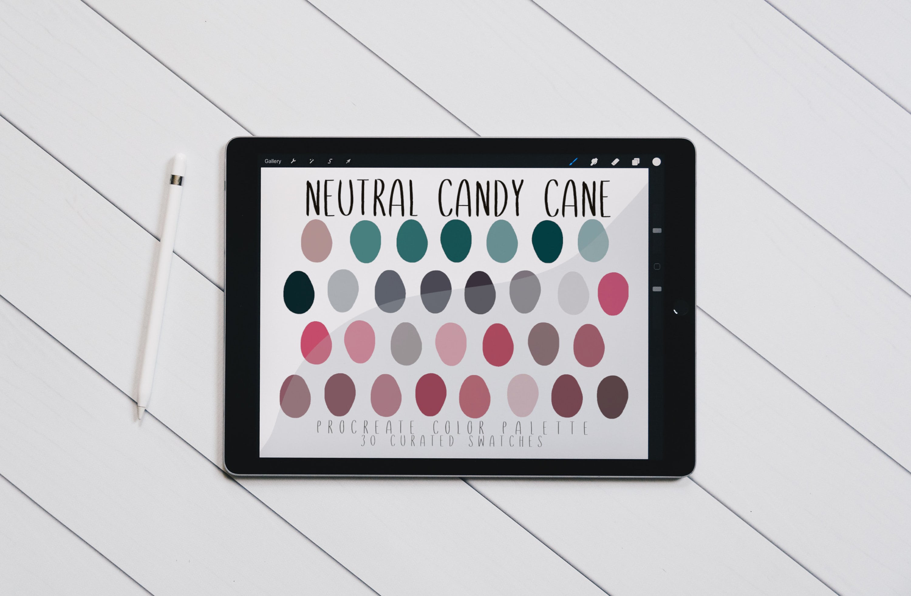 Drawing & Illustration Digital Download Procreate Color Palette Neutral ...