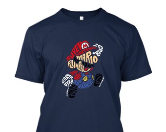 Super Mario Birthday Shirt | Etsy UK