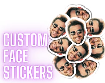 Face Birthday Stickers - Etsy