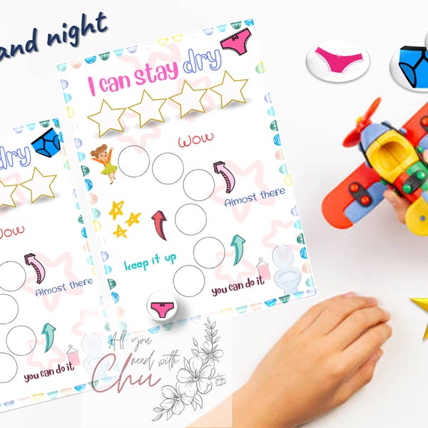 Dry Night Reward Chart - Etsy