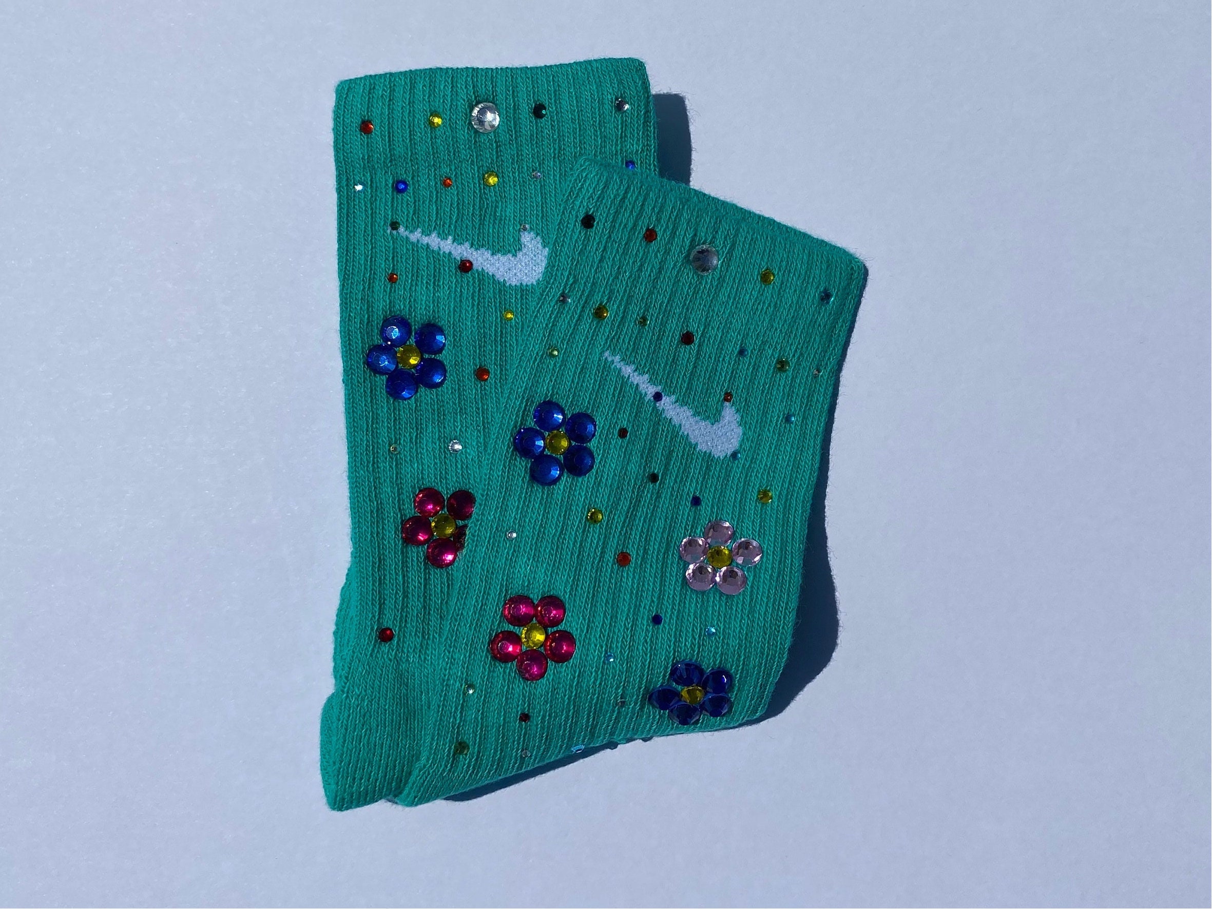 Kids Glimmer Foot Tube - Rhinestone Socks - Decora Junk Socks ...