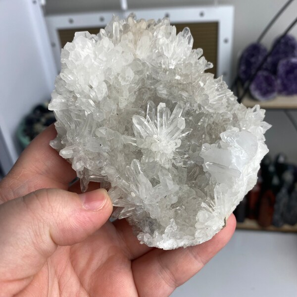 Clear Quartz Cluster - Etsy