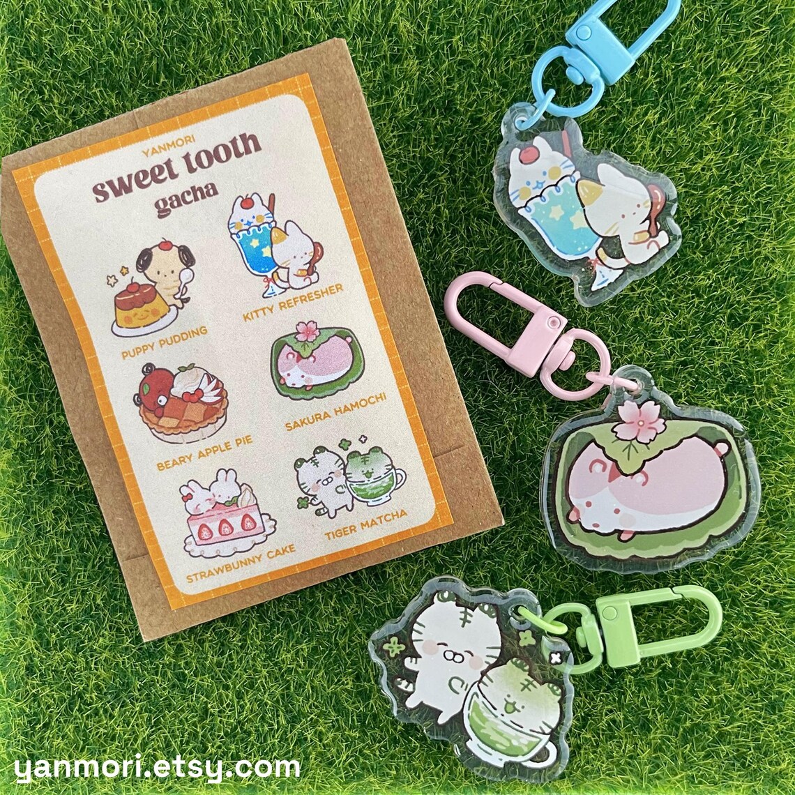 GACHA Sweet Tooth Original Acrylic Charms - Etsy