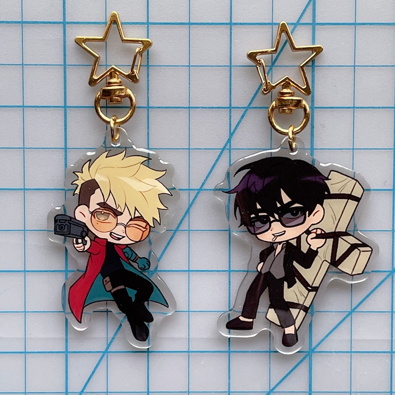 Trigun Acrylic Keychain - Etsy