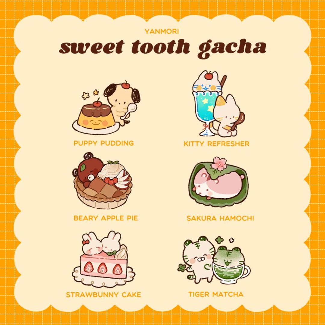 GACHA Sweet Tooth Original Acrylic Charms - Etsy