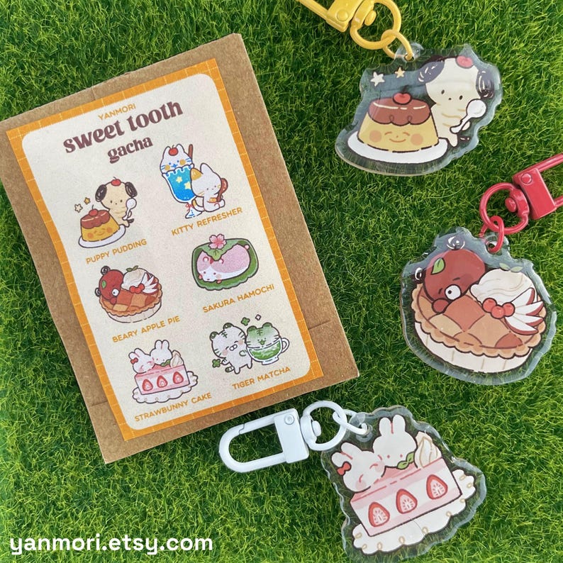 GACHA Sweet Tooth Original Acrylic Charms - Etsy