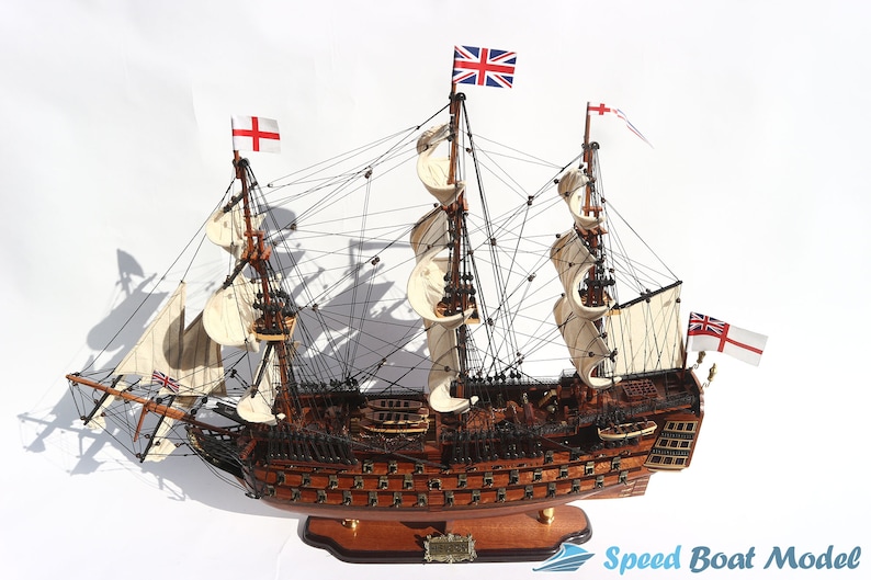 Hms Victory Battleship Model 33.8″ - Ship Model Hms Victory Detai ...