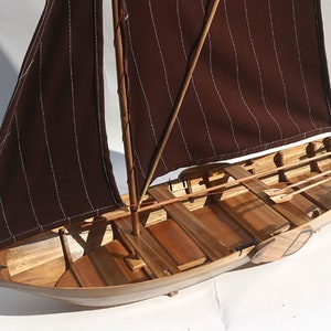 Punters Traditional Fishing Boat Model Handicraft Art & Collectible. - Etsy