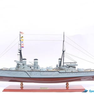 HMS Invincible 1907 Battleship Model 40.1″ - HMS Invincible Warship ...