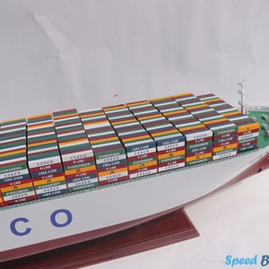 Cosco Europe Container Ship Model: 39.3" Commercial Decor - Etsy