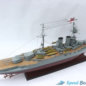 HMS Warspite Battleship Model 39.4″ - HMS Warspite Warship Model - Art ...