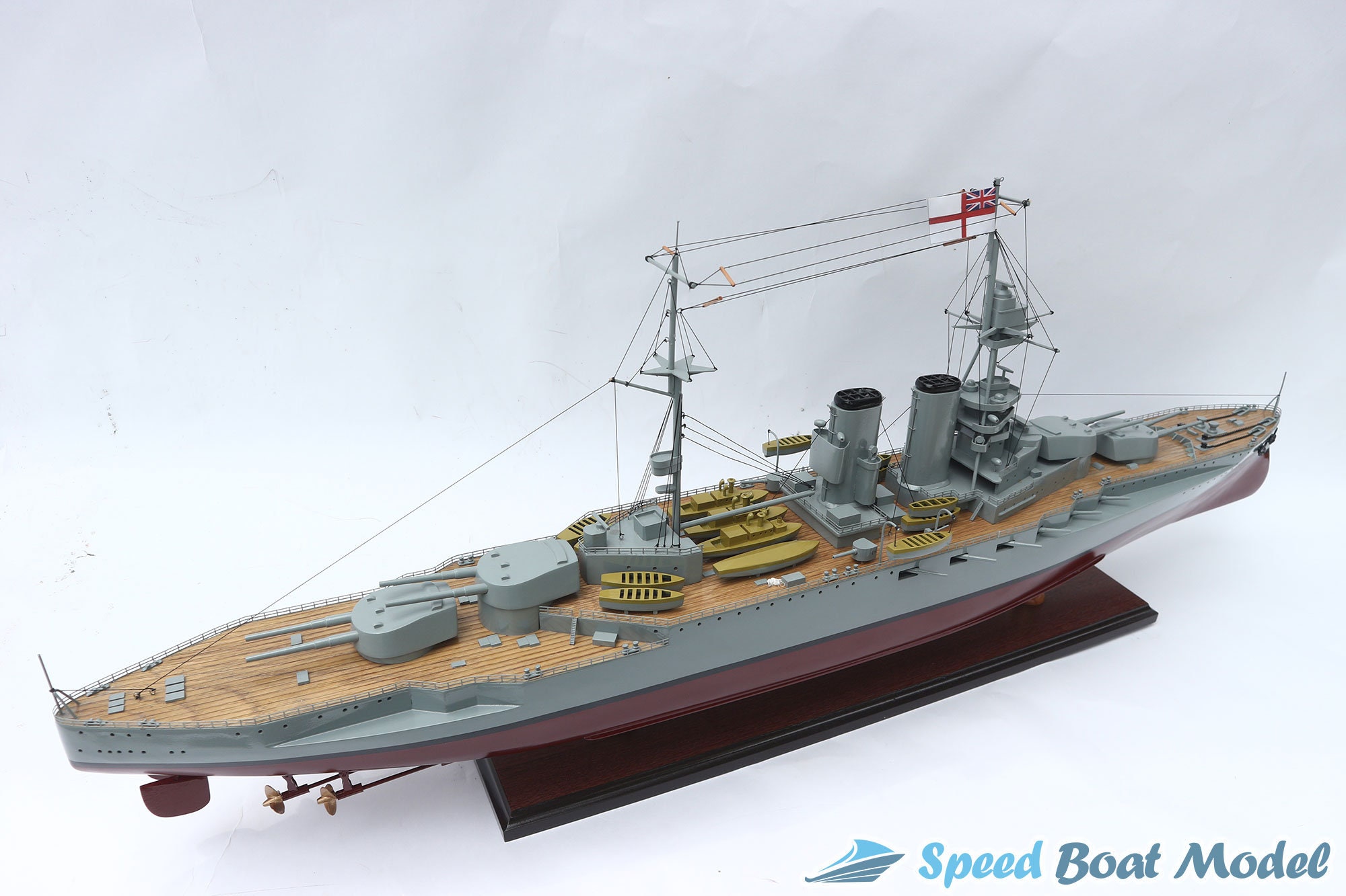 HMS Warspite Battleship Model 39.4 HMS Warspite Warship Model Art ...