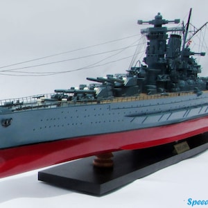 Musashi Battleship Model 47.2″ - Musashi War Ship Model - Business Gift ...